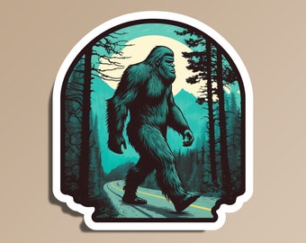 Bigfoot Sticker / Sasquatch Sticker / Bigfoot / Sasquatch / - Etsy