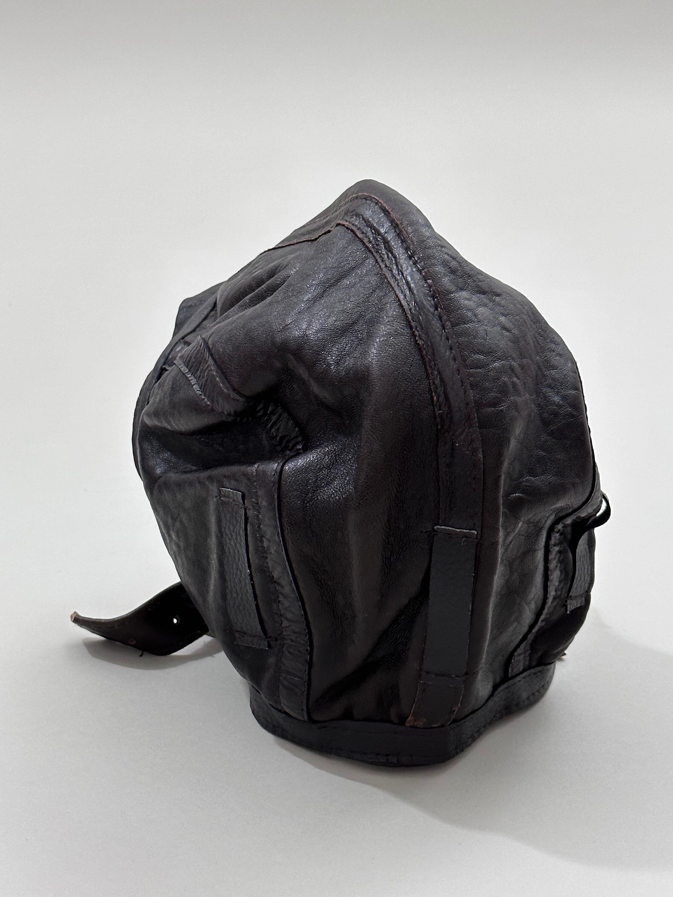 Vintage Avirex Leather Aviator Flight Helmet Hat Cap Made in - Etsy