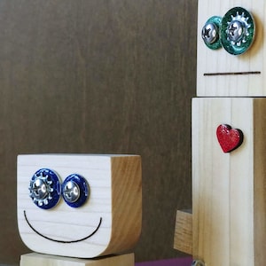 Wooden Robot Toys - Handmade Fun! - Set of 3 - Minerd Design - Etsy