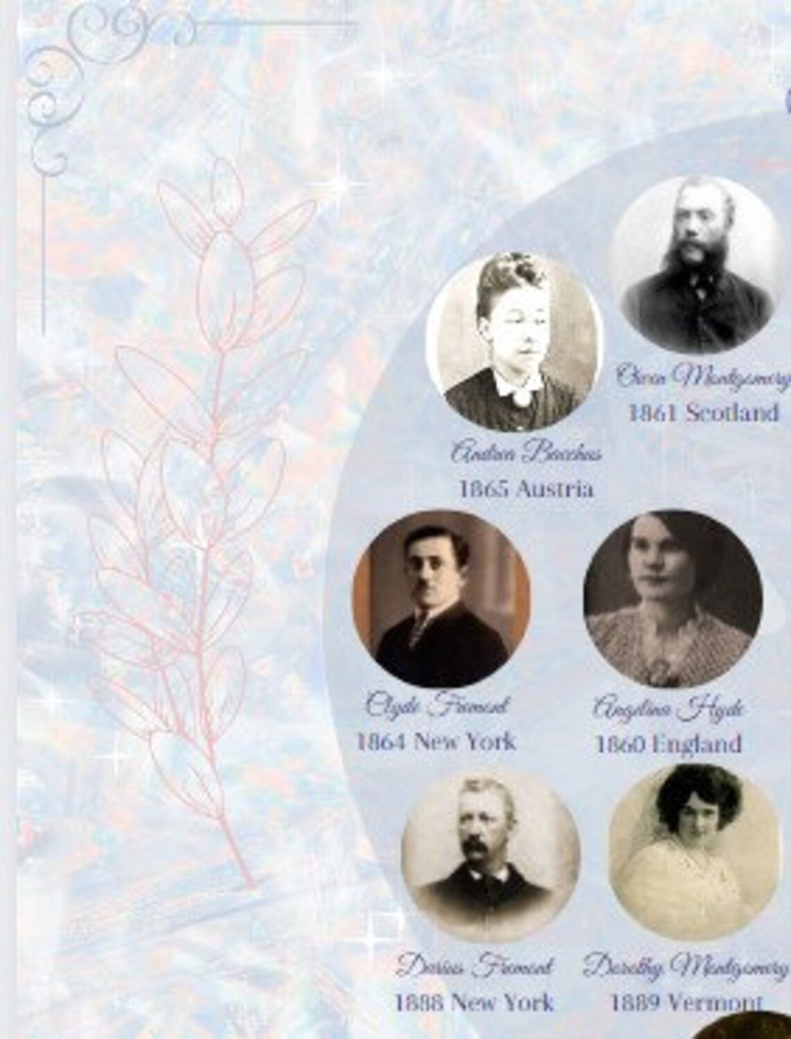 Family Tree Template, Editable Family Tree, Digital Family Tree, Family ...