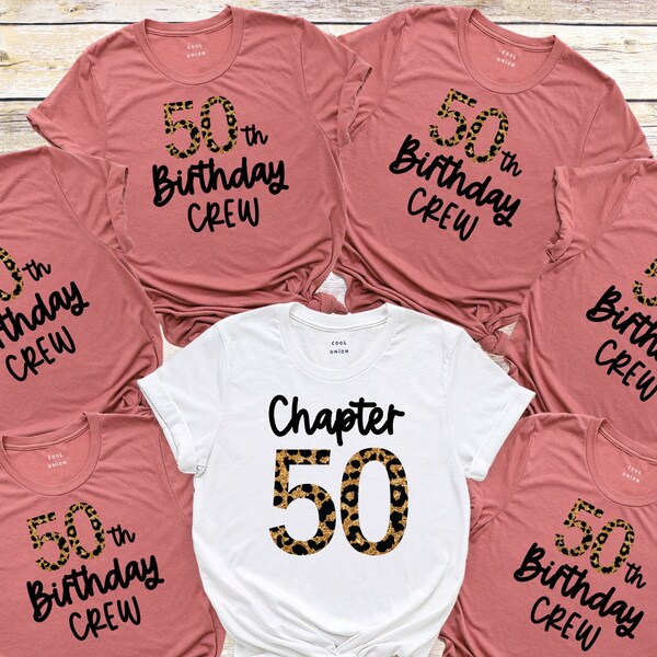 Chapter 50th Birthday Shirt - Etsy