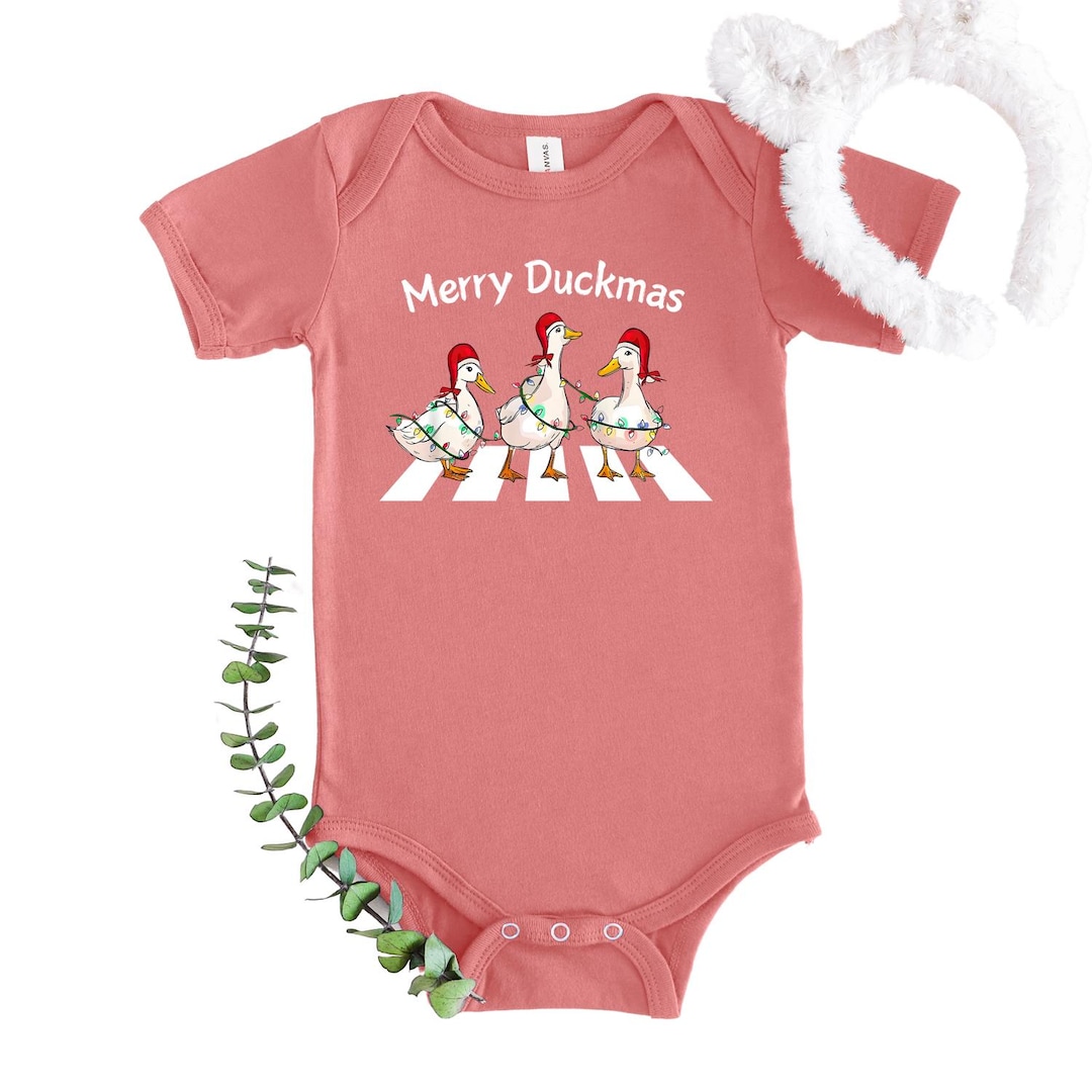Merry Duckmas Newborn Youth Todler - Cute Christmas for Babies - Etsy