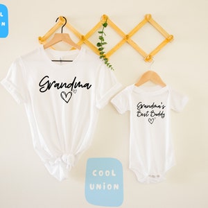 Grandma and Grandchild Matching Set, Grandma Grandma's Buddy Matching ...