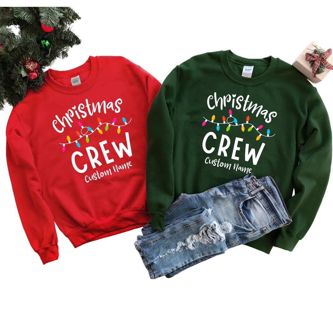 Christmas Crew Sweatshirt, Holiday Crew Sweatshirt , Christmas Family ...