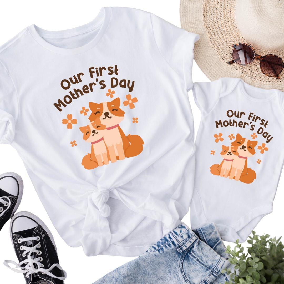 Mothers Day Matching T-shirts , Mommy and Baby Outfits - Etsy