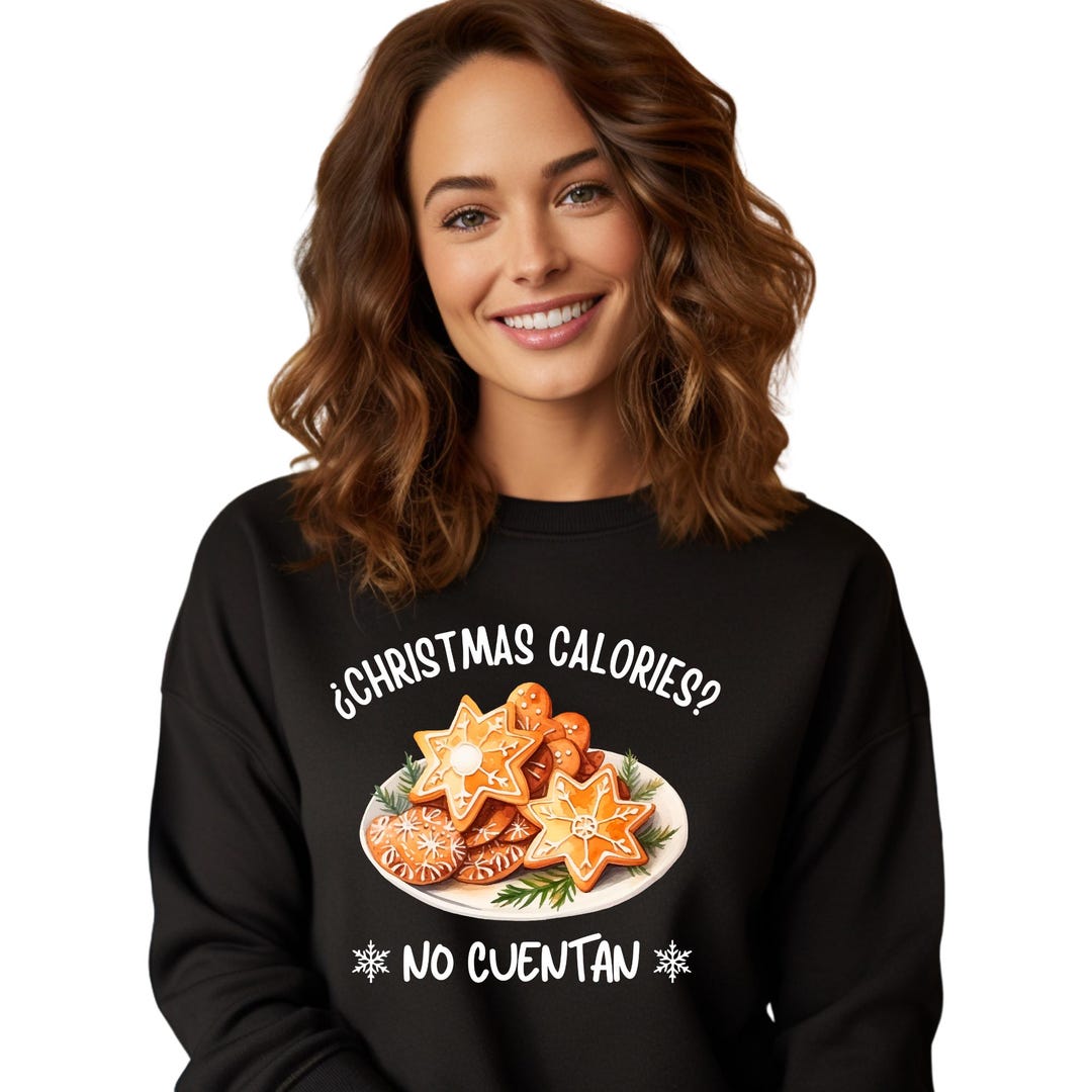 Feliz Navidad Sweatshirt: Mexican Christmas Concha & Tamale Design - Etsy