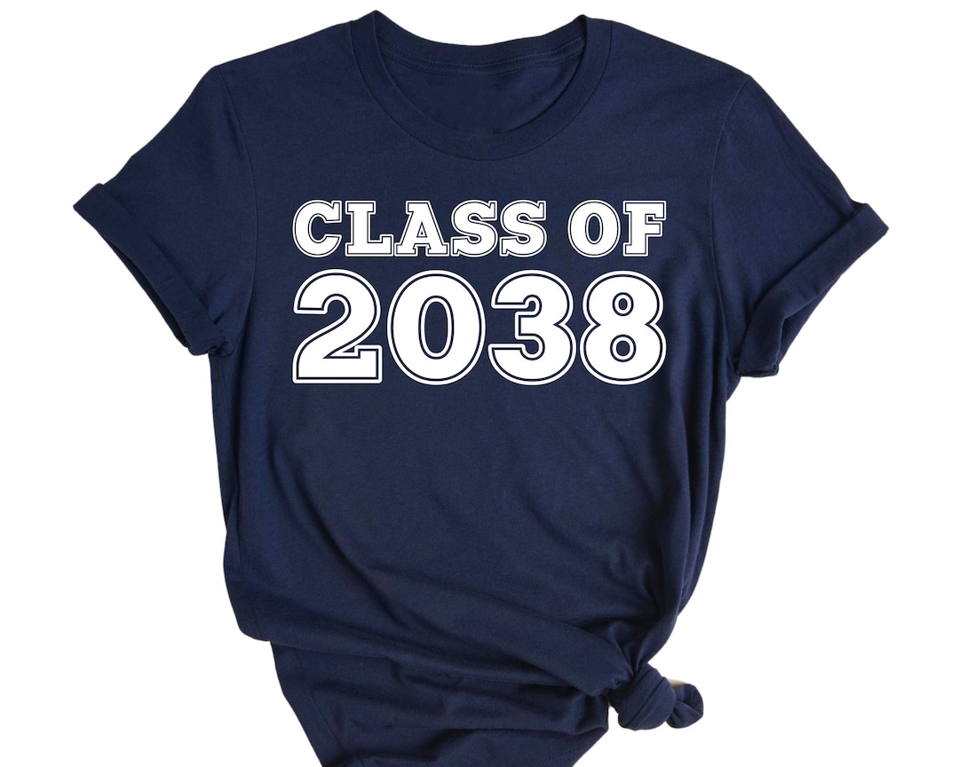 Class of 2038 Shirt, Grow With Me, Growing up Shirt, Graduation Gift ...