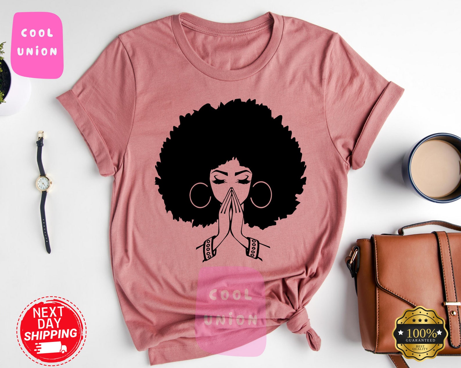Afro American Praying Shirt Afro American Shirt Shirt Black Woman T Shirt Afro Woman Graphic