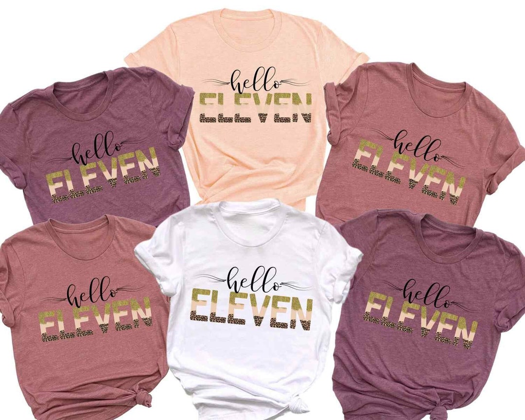 Hello Eleven Shirt, 11th Birthday Tee, Group Birthday Shirt, Hello 11 T ...