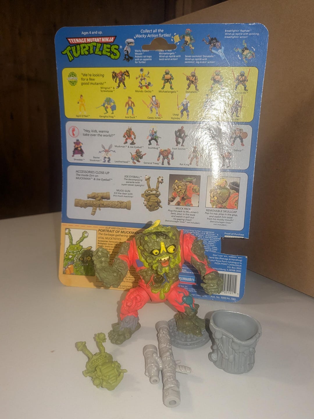 1990 Muckman Teenage Mutant Ninja Turtles Action Figure Loose ...