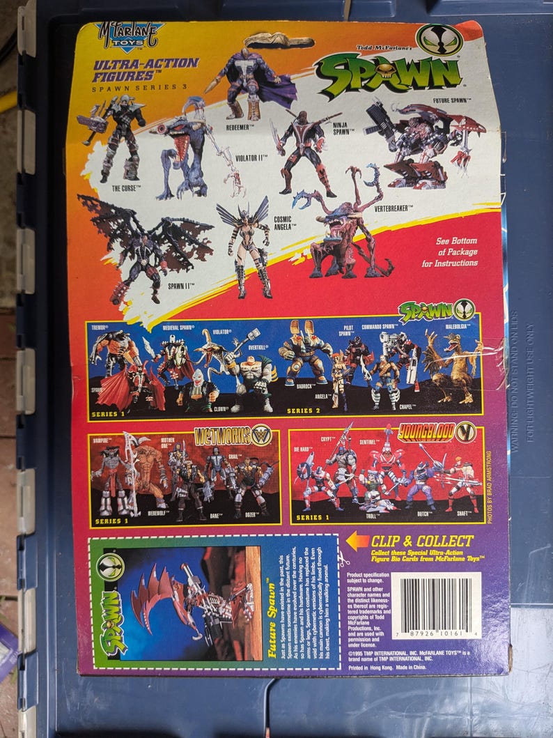 Spawn Future Spawn Ultra Figure 1995 Mcfarlane Toys 7" Special Edition ...