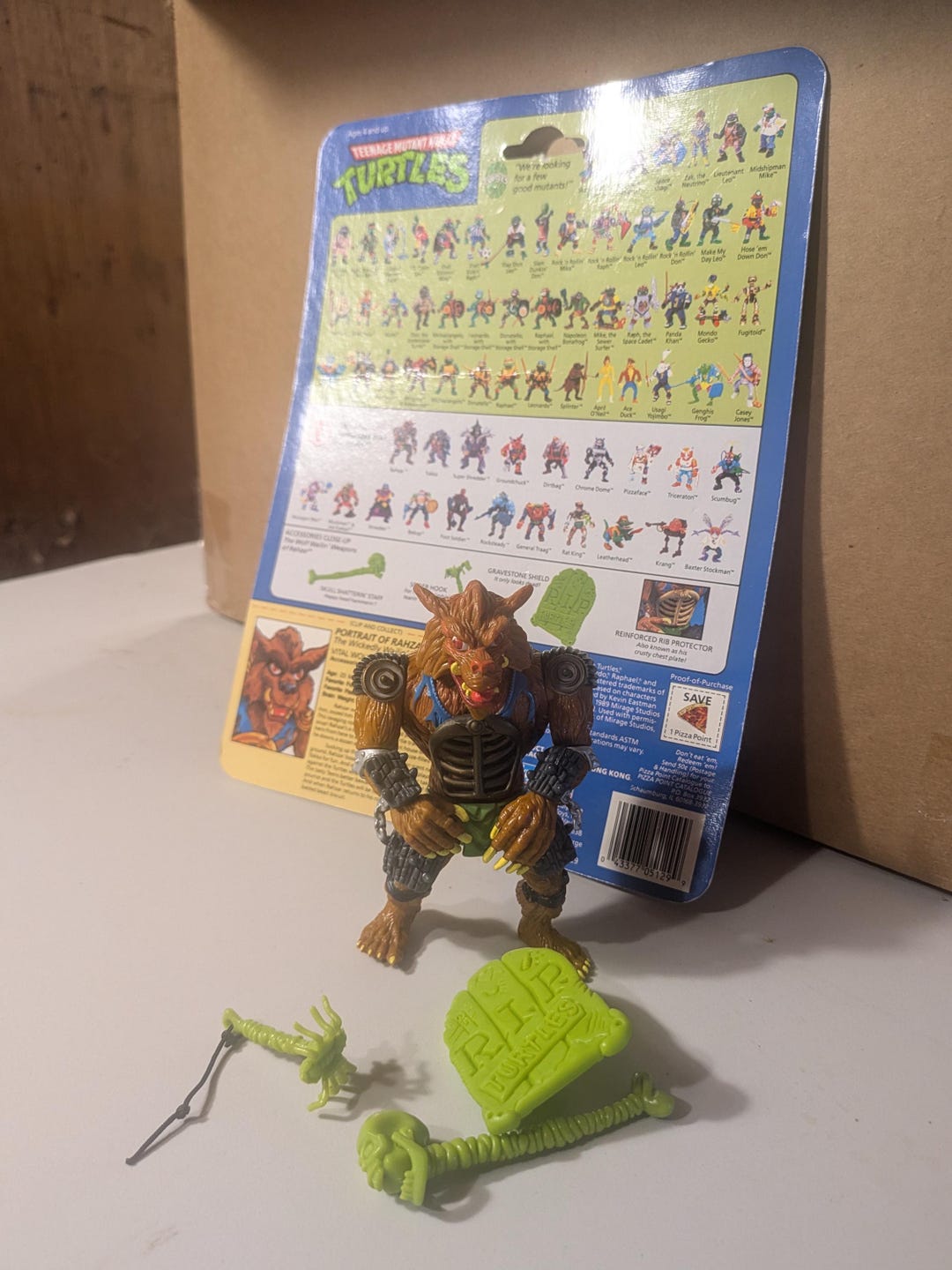 1991 Rahzar Teenage Mutant Ninja Turtle Action Figure Loose - Complete ...