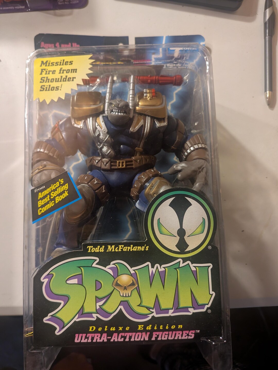 Spawn Badrock Action Figure Todd Mcfarlane Moc Todd Toys Vintage Action ...