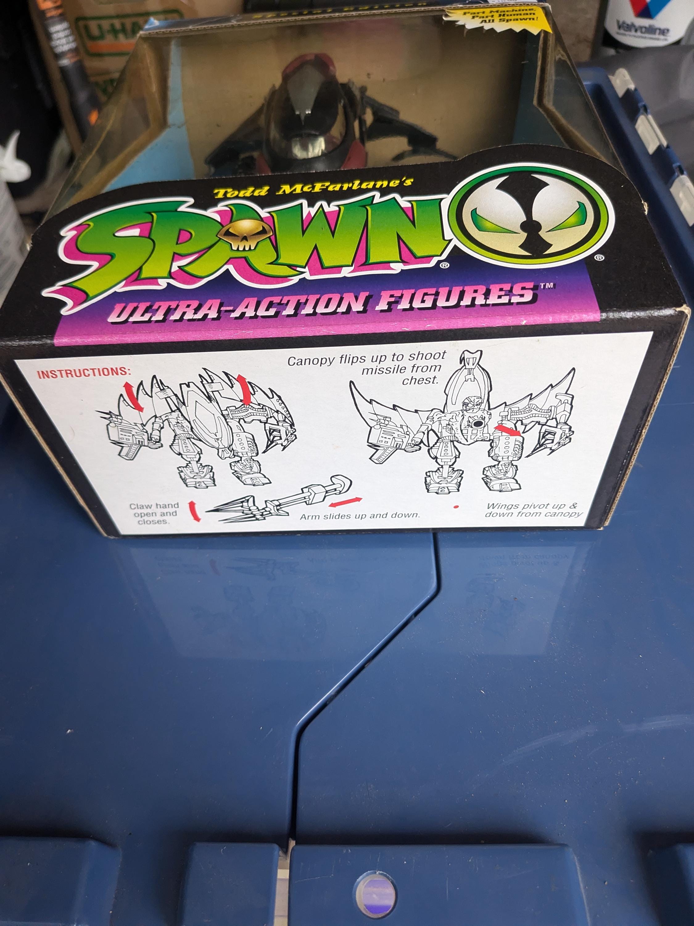 Spawn Future Spawn Ultra Figure 1995 Mcfarlane Toys 7" Special Edition ...