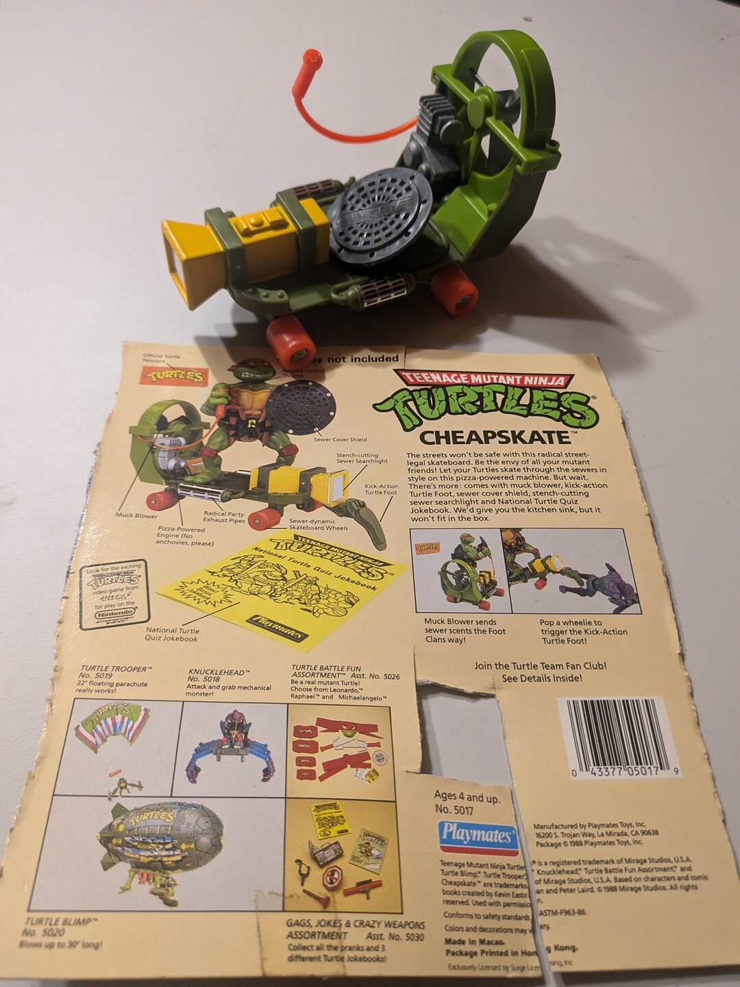 1988 Cheapskate Teenage Mutant Ninja Turtle Accessory - Loose ...