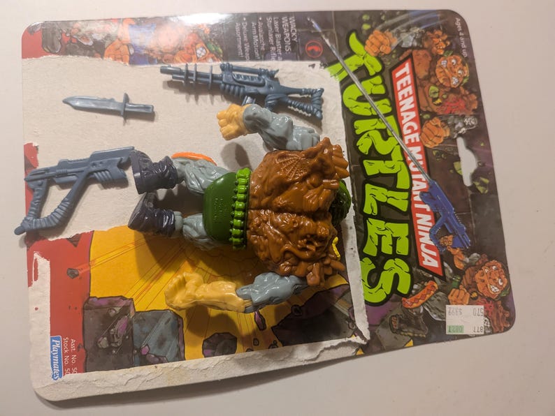 1989 General Traag Teenage Mutant Ninja Turtle Action Figure Loose ...