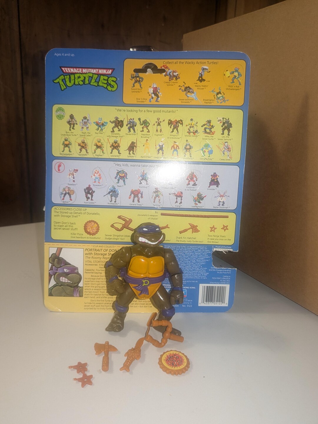 1991 Storage Shell Donatello TMNT Action Figure Loose - Near Complete ...