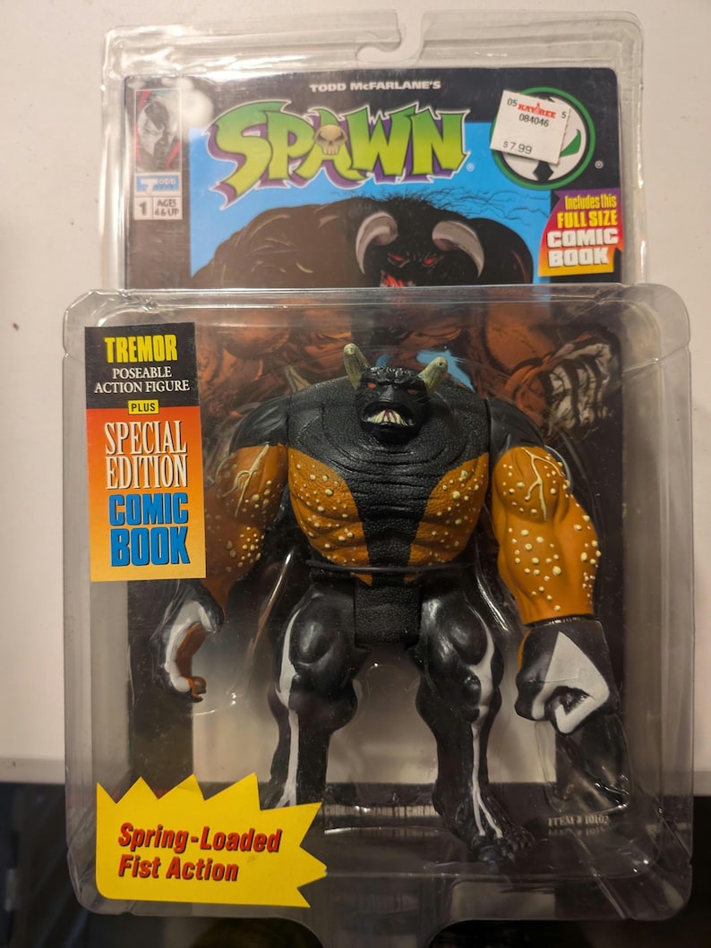 Spawn Tremor 1994 Action Figure Todd Mcfarlane Moc Todd Toys Vintage Action Figure MOC - Etsy
