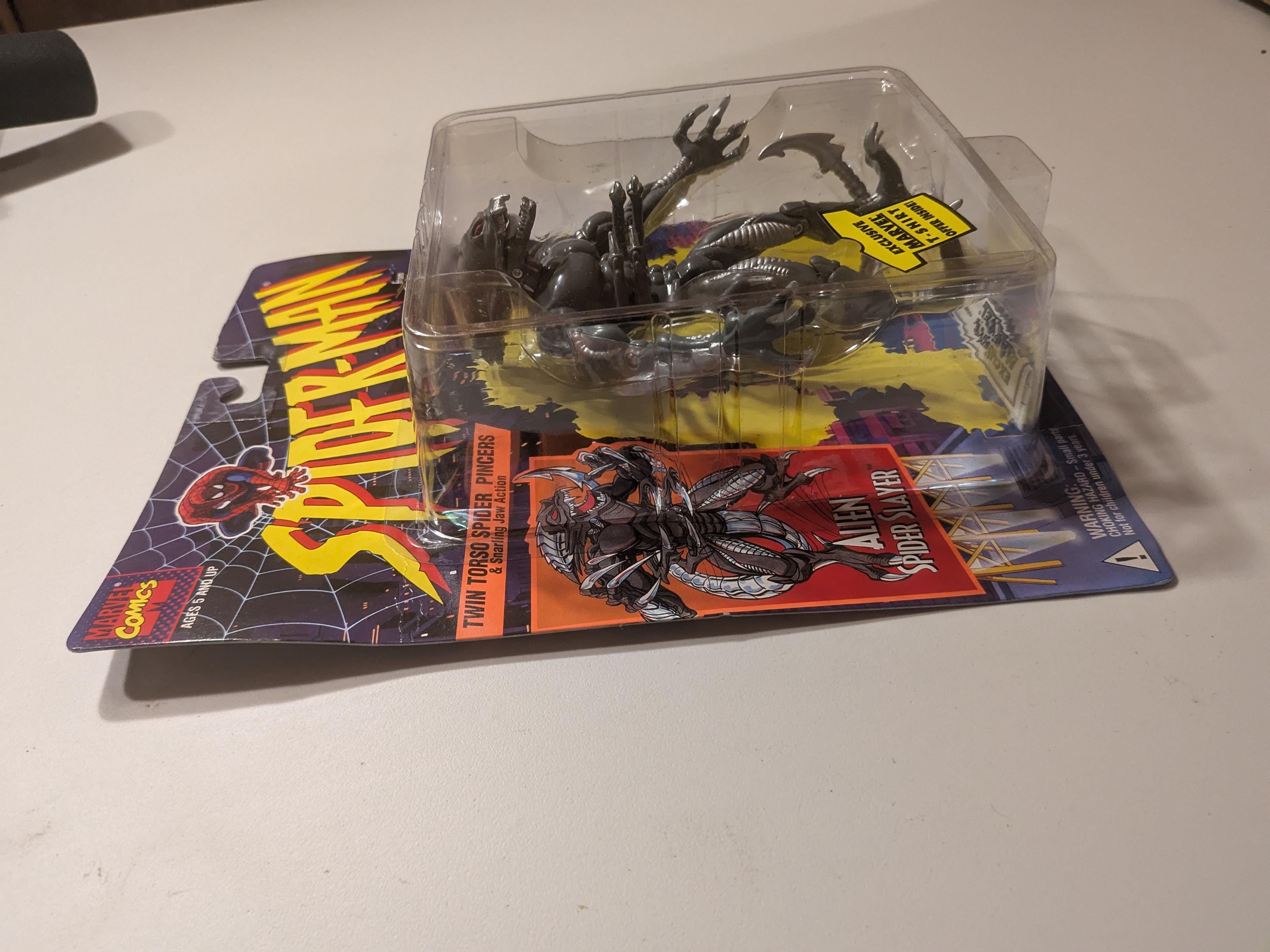 MOC Alien Spider Slayer Action Figure. 90s Toy Biz Sealed Spiderman ...