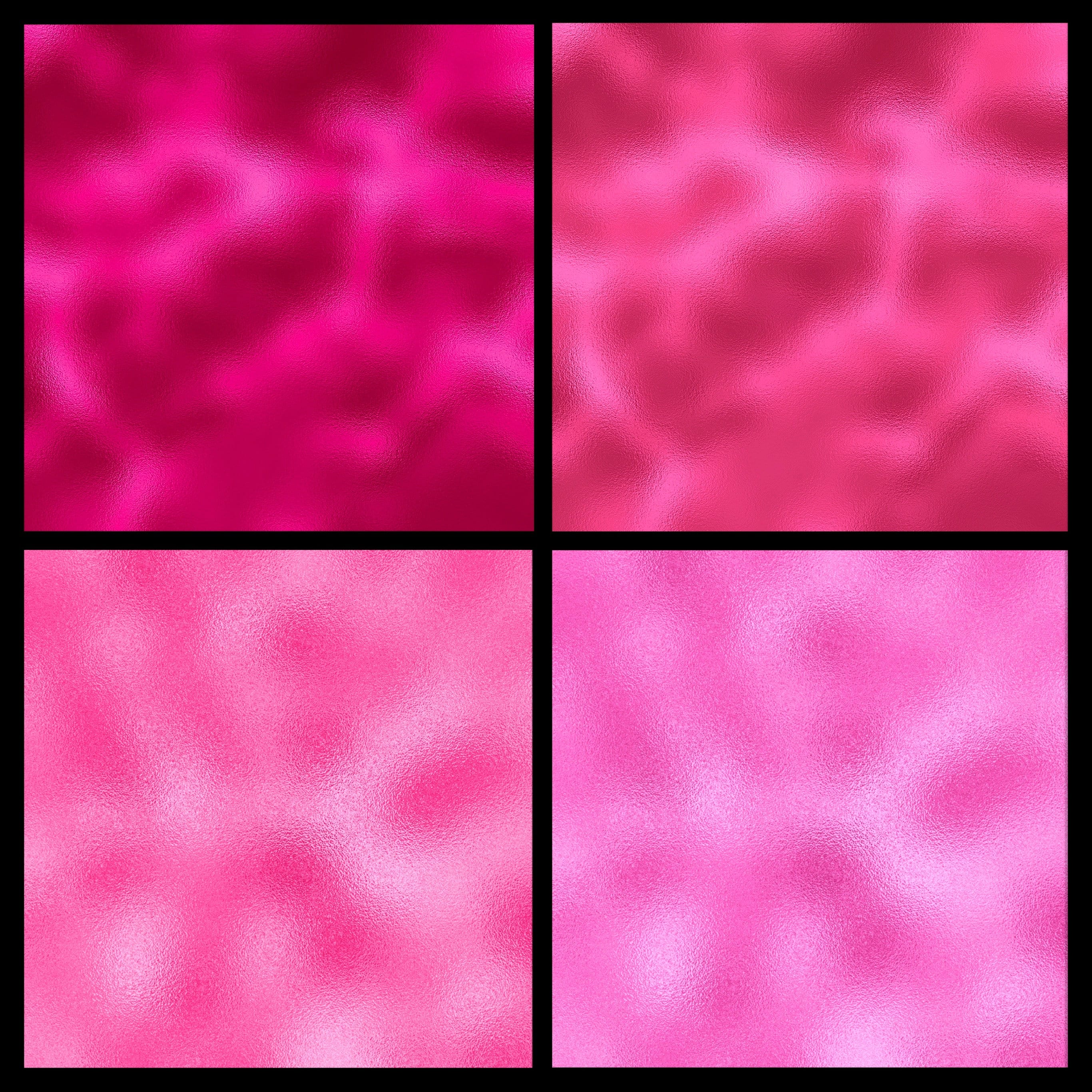 Metallic Pink Digital Paper Set, Metallic Textures in Shades of Pink ...