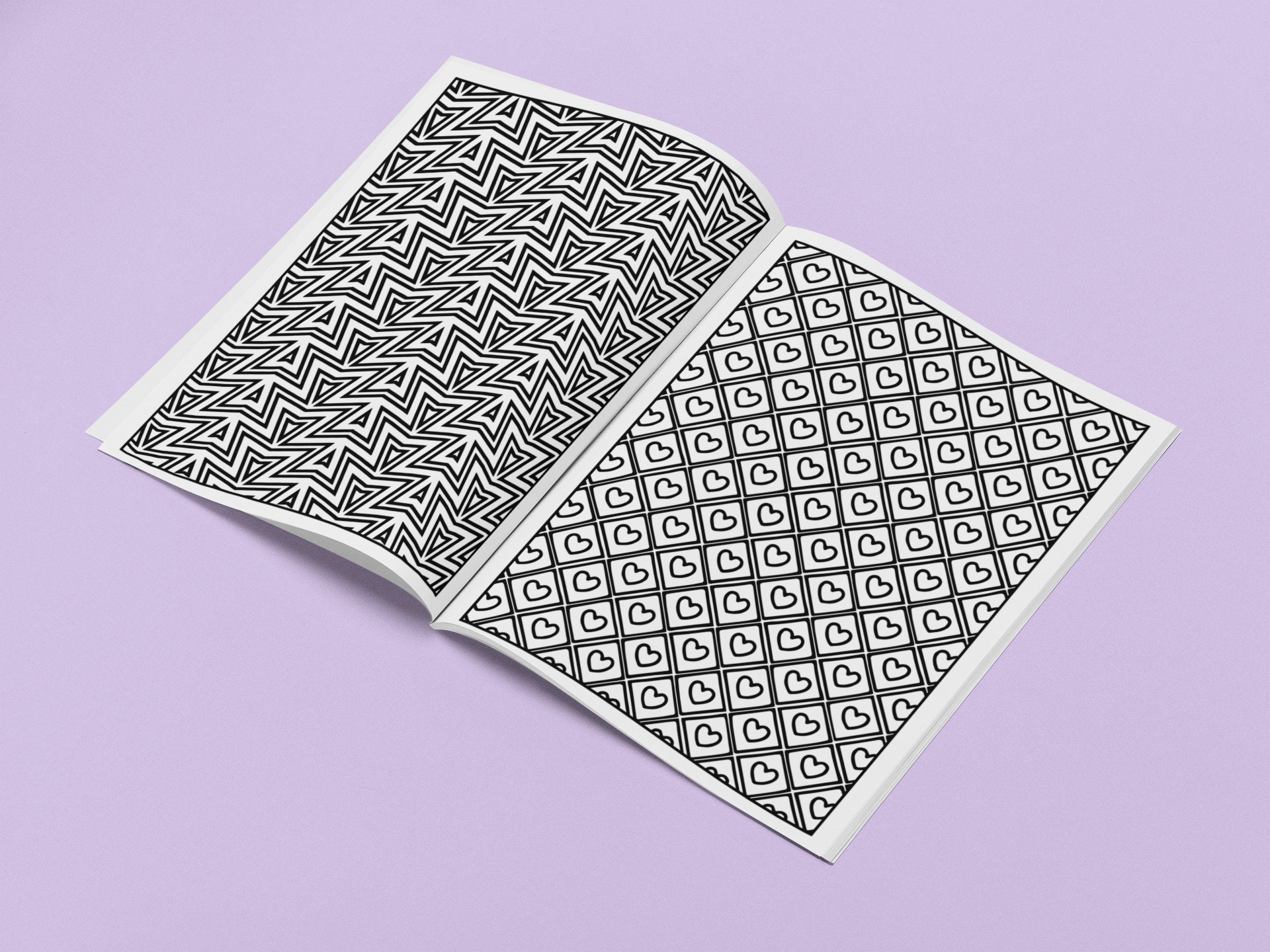 Pattern Insanity Coloring Book, 80 Hypnotic Patterns to Print & Color ...