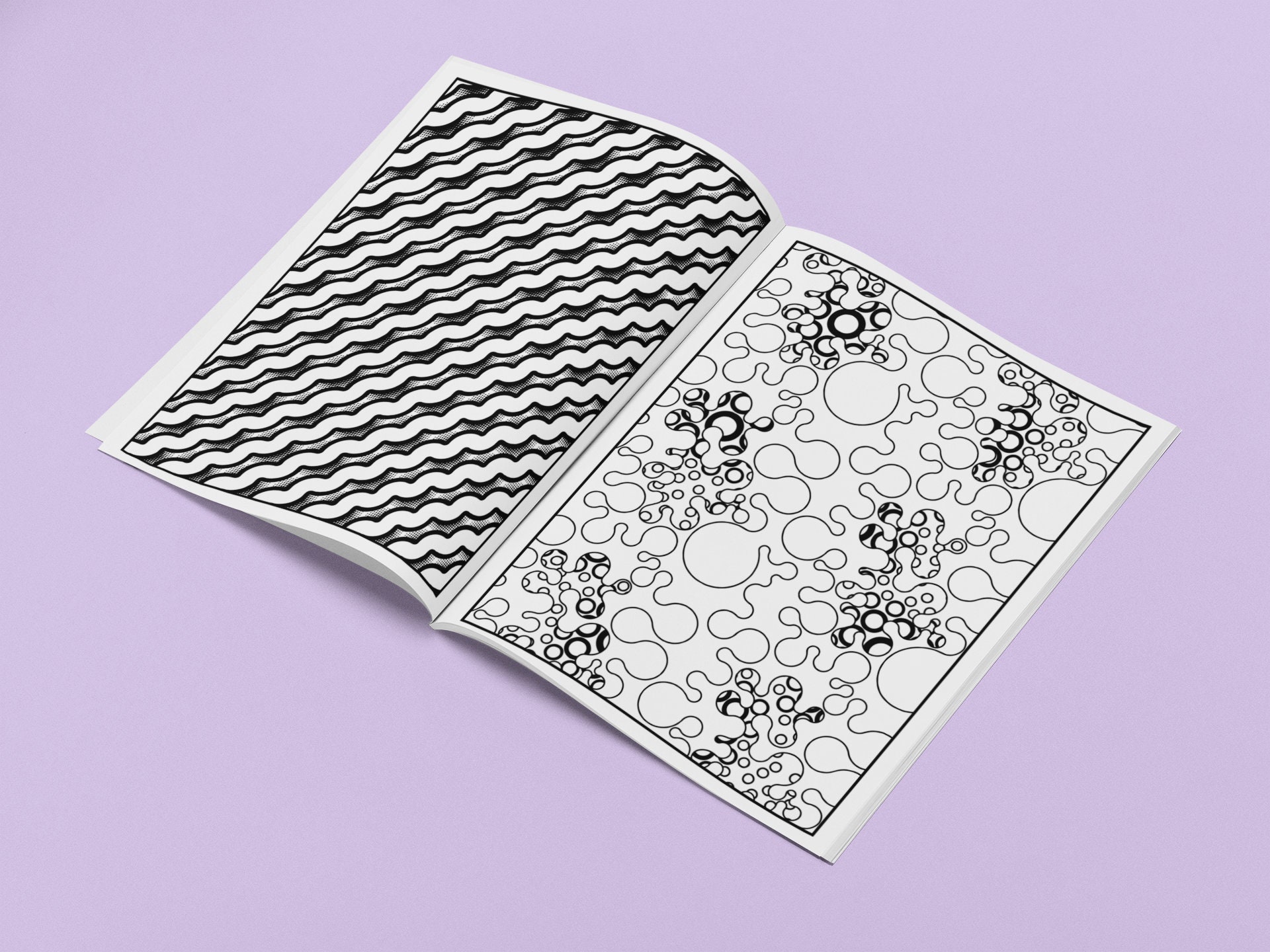 Pattern Insanity Coloring Book, 80 Hypnotic Patterns to Print & Color ...