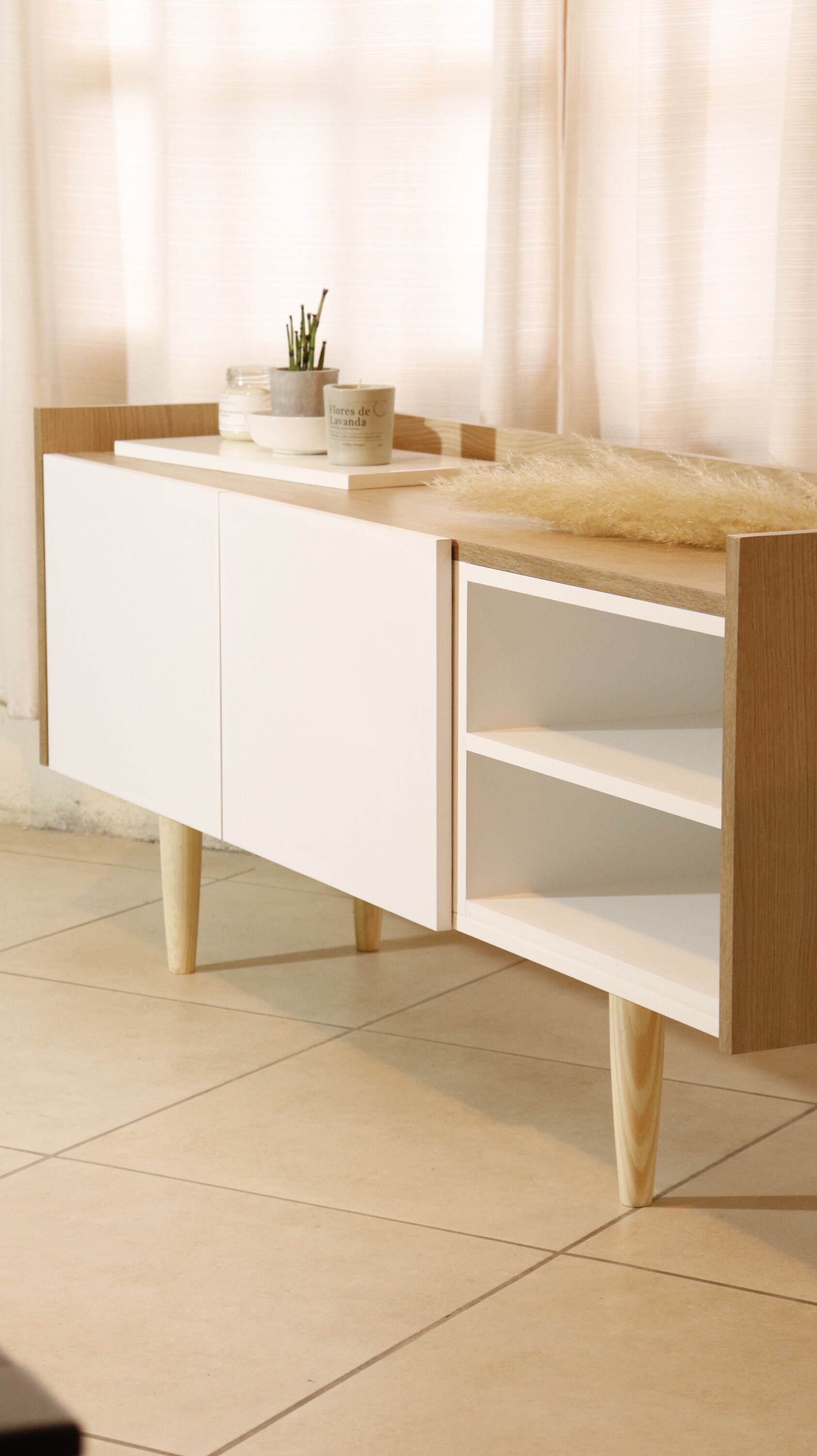 Tv Stand / Bench Mid Century Modern - Etsy