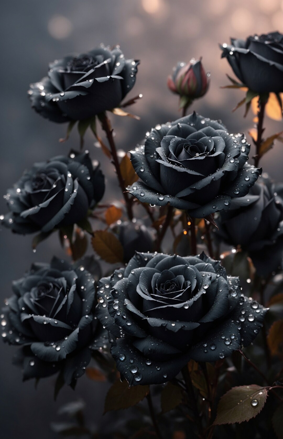 Black Roses Digital Download Downloadable Art Phone Wallpaper - Etsy
