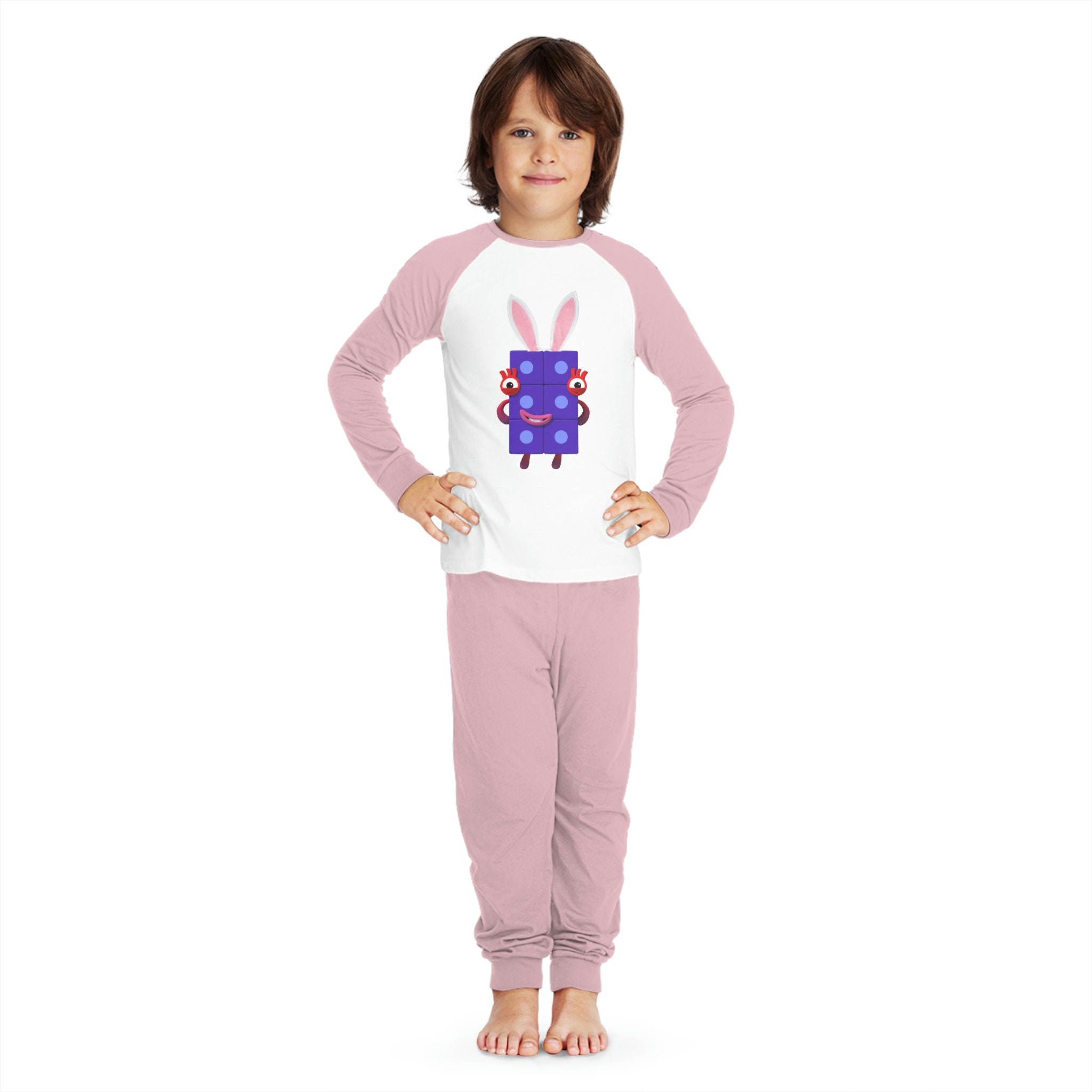 Numberblocks Number 6 Easter Ears Kids' Pajama Set - Etsy UK
