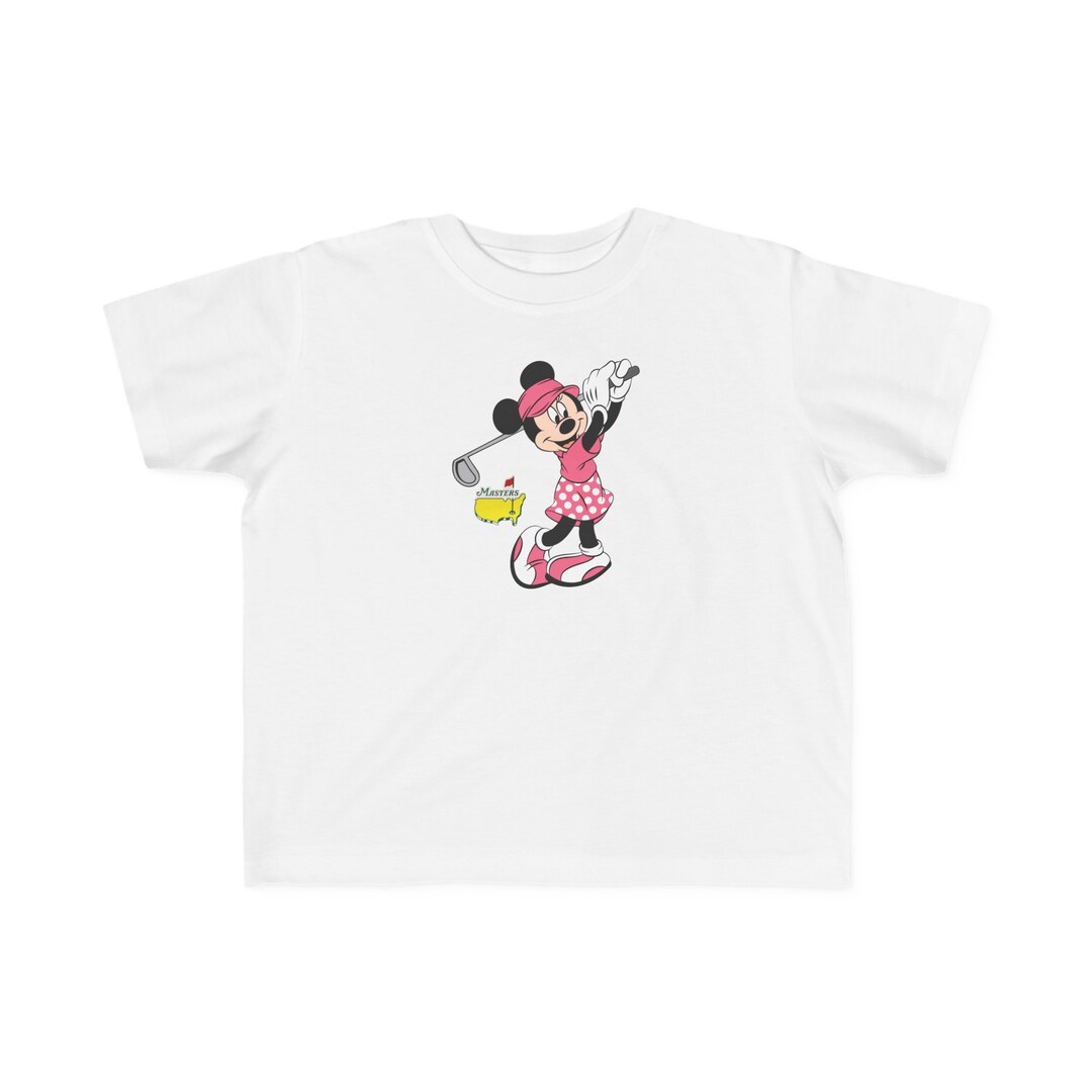 Minnie Mouse Golf Toddler's Fine Jersey Tee - Etsy