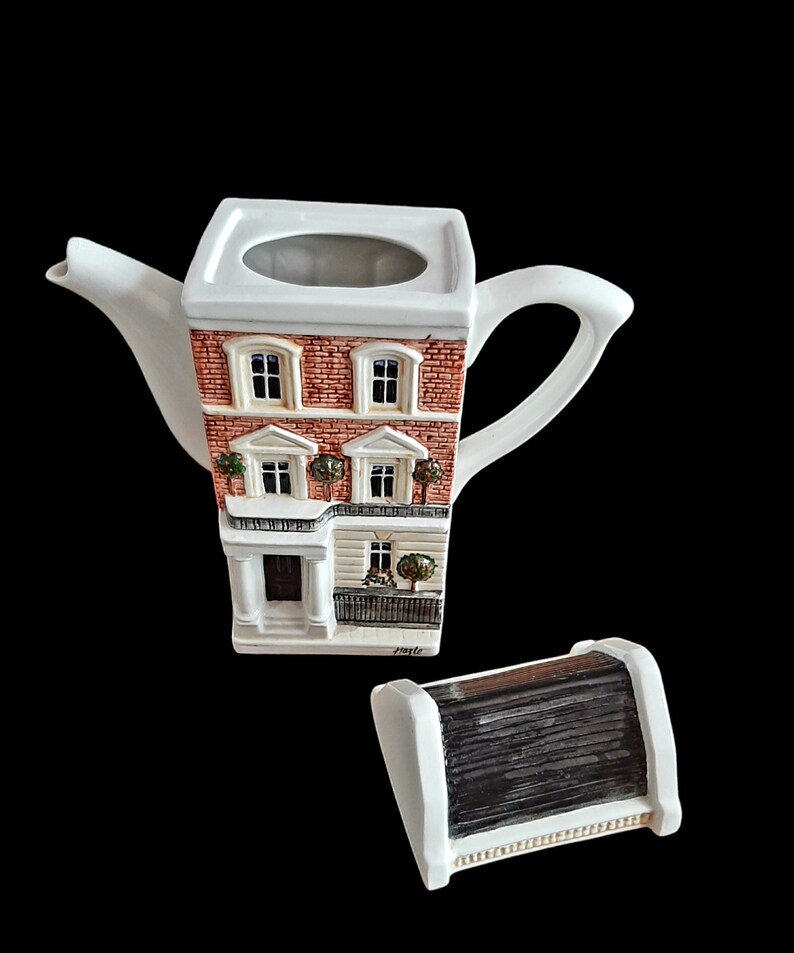 Vintage Hazle Ceramics Teapot 8.6 Tall Bone China Townhouse London 1995 ...