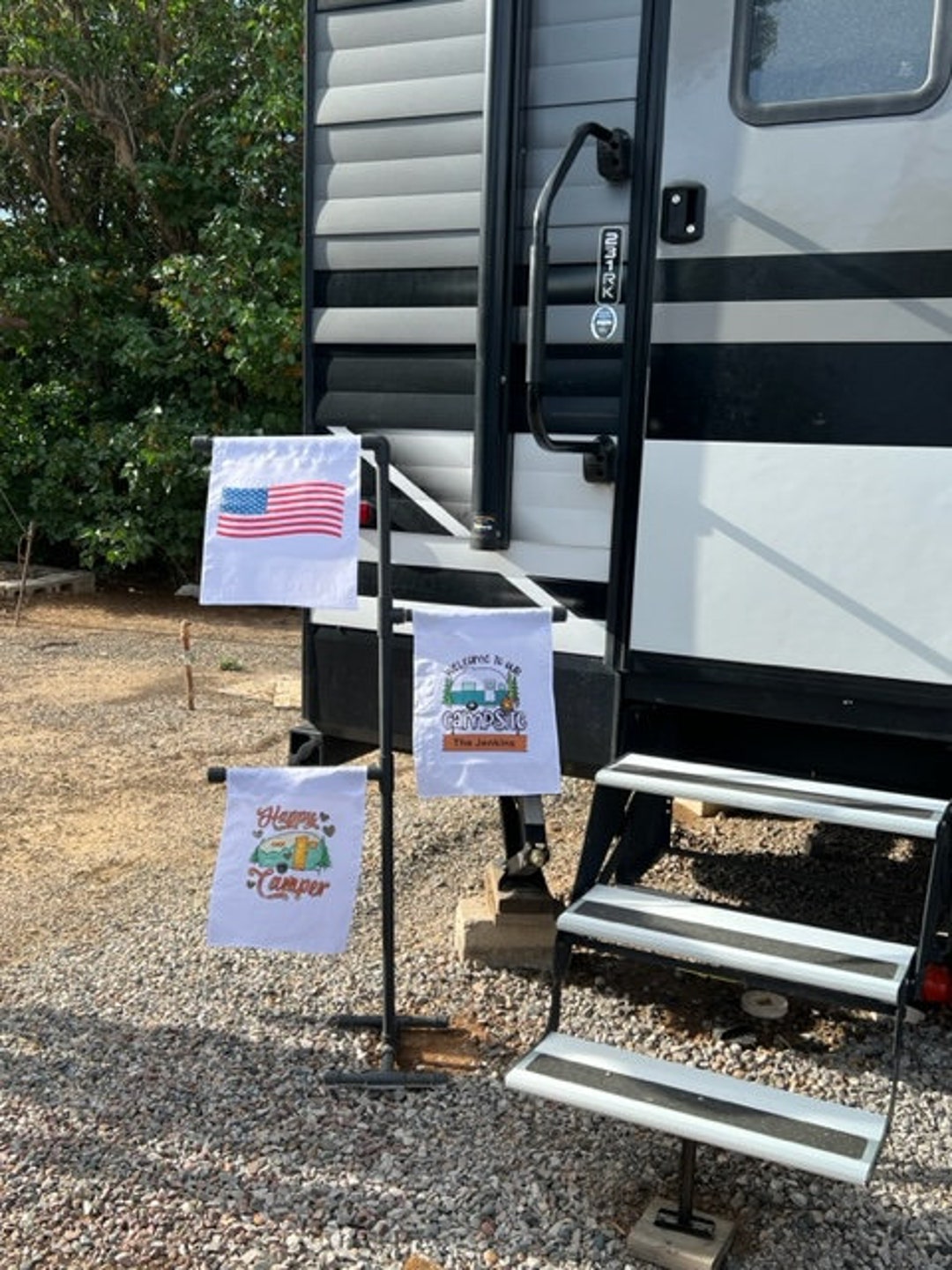 Portable Flag Holder / Camping Flag Holder / Light Weight Flag Holder ...