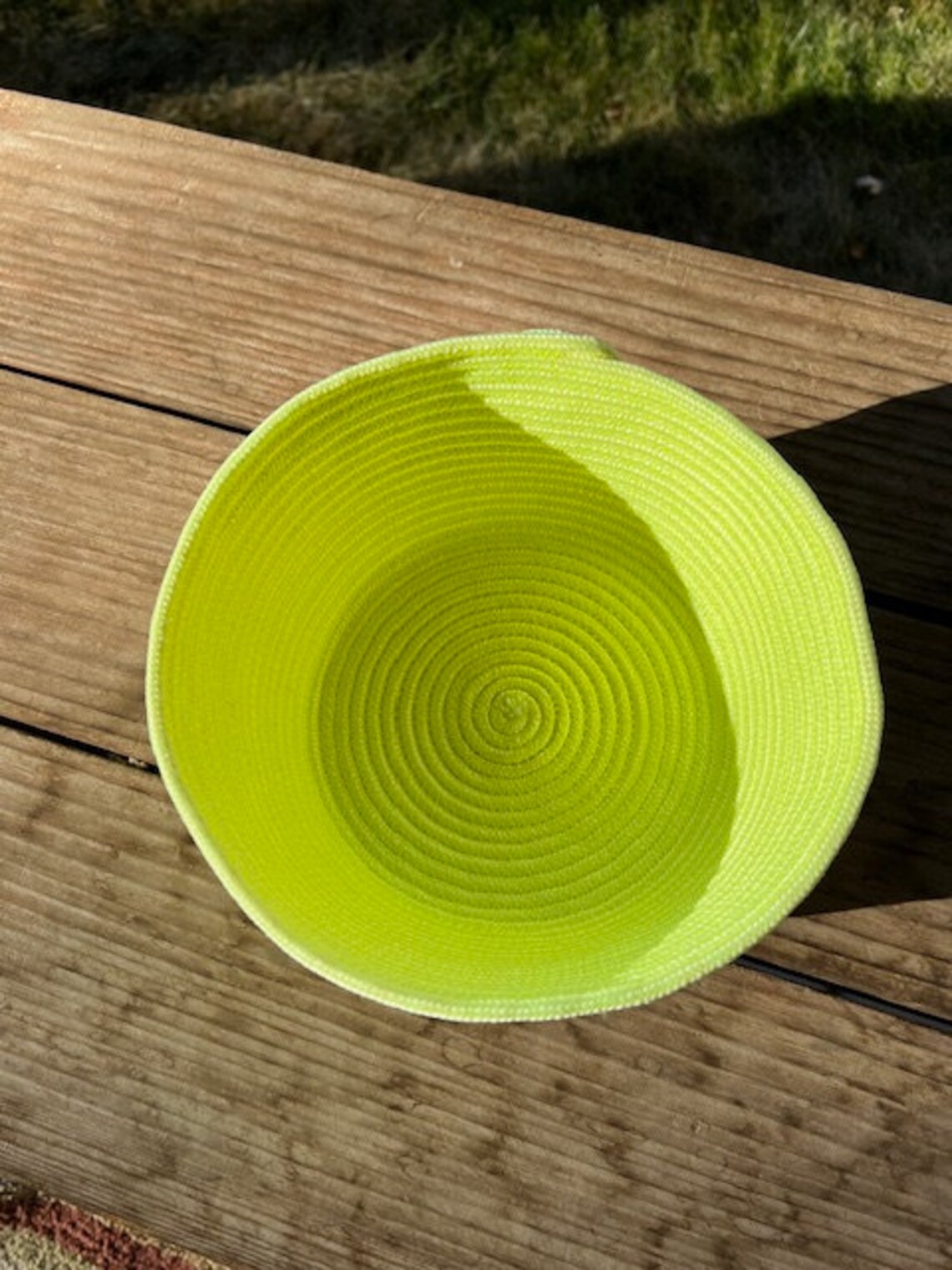 Rope Basket Handmade Rope Bowl / Fabric Woven / Bowl / Craft Storage ...