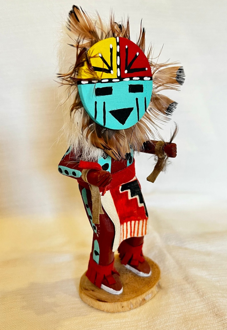 Handmade Hand Painted Indigenous Doll "eagle" Kachina Southwest Home ...