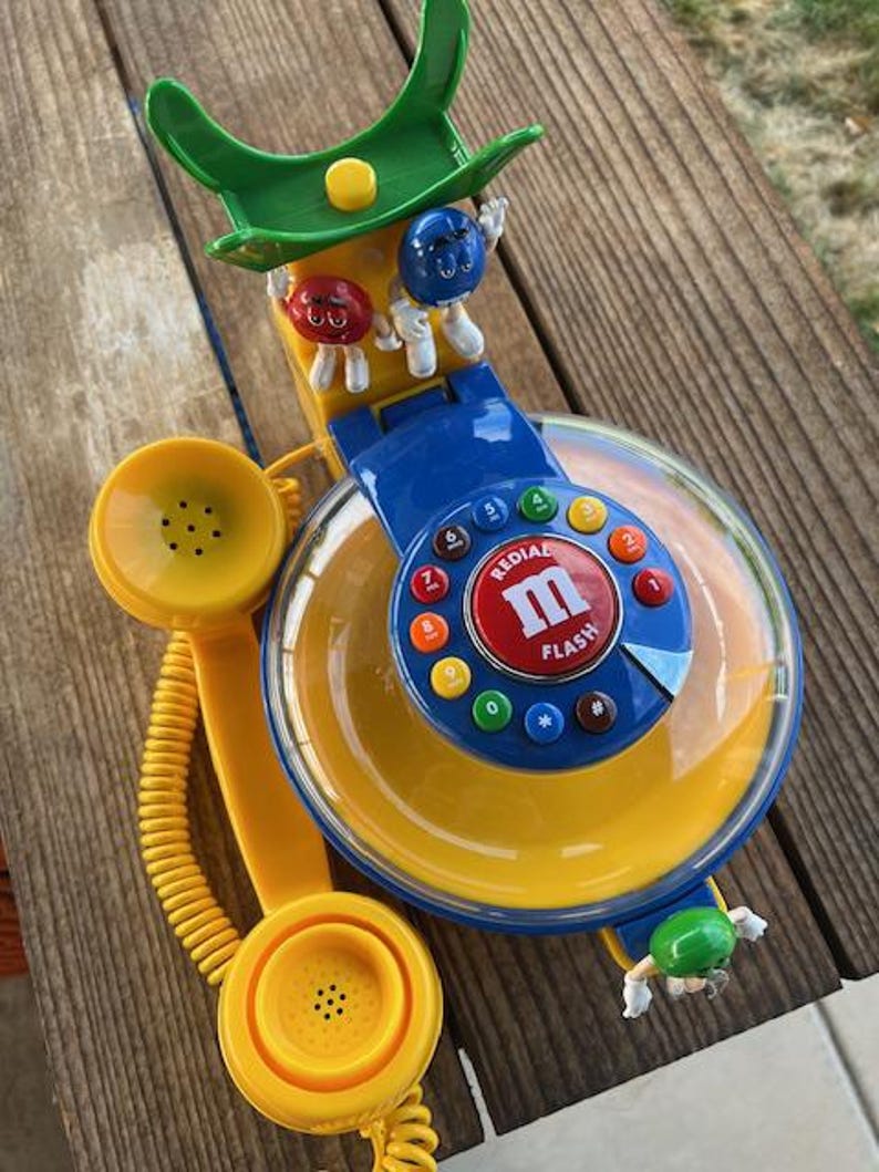 Vintage M&M Candy Phone - Fully Functional Collector's Item - Etsy