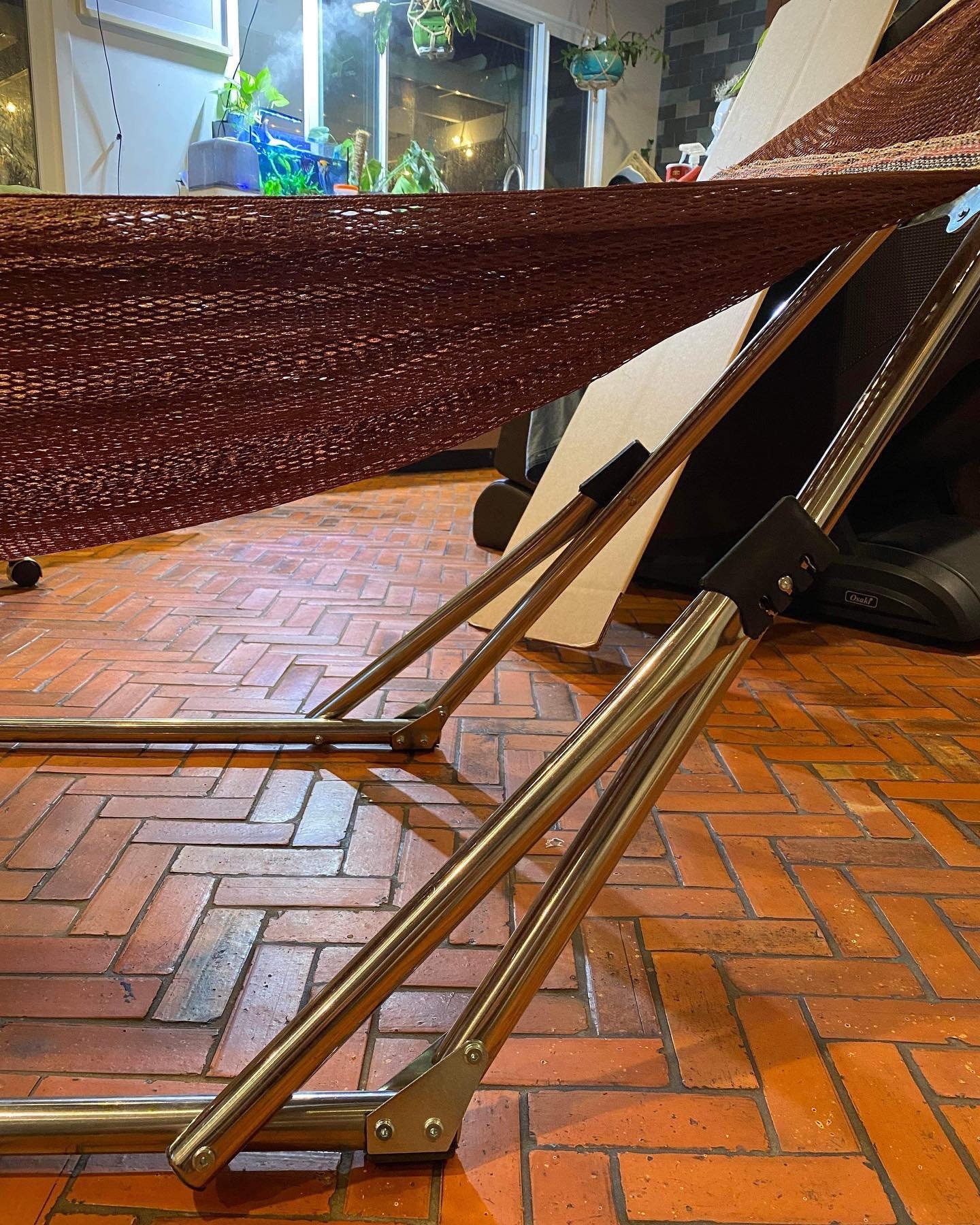 Hammock With Stand Foldable Hammock Stand 250 Lbs Capacity Portable ...