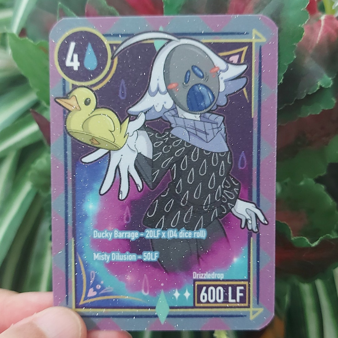 Character Limited Edition Trading Card - Drizzledrop - Etsy