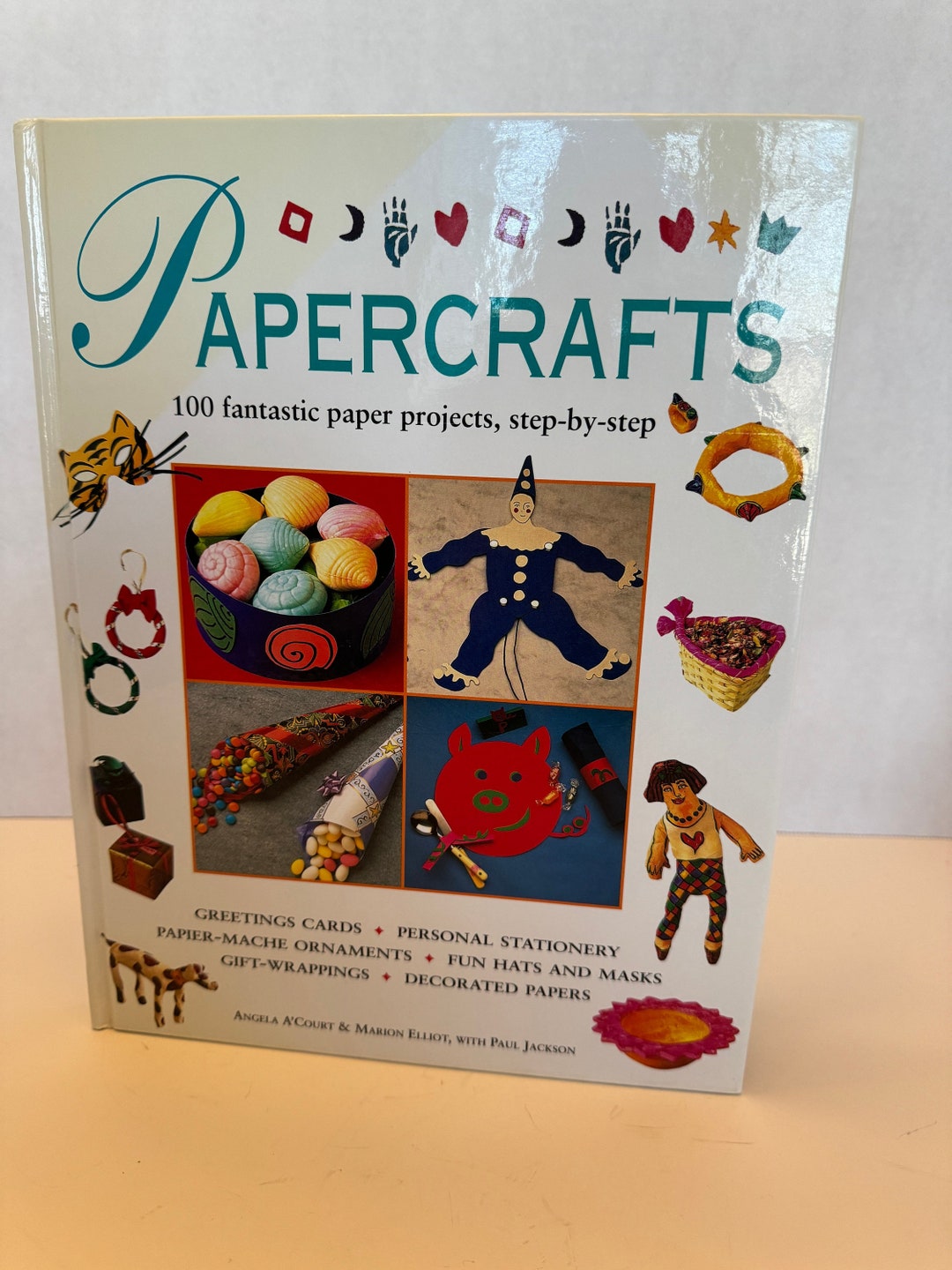 Papercrafts 100 Fantastic Paper Projects, Step by Step, Vintage, ©1994 ...