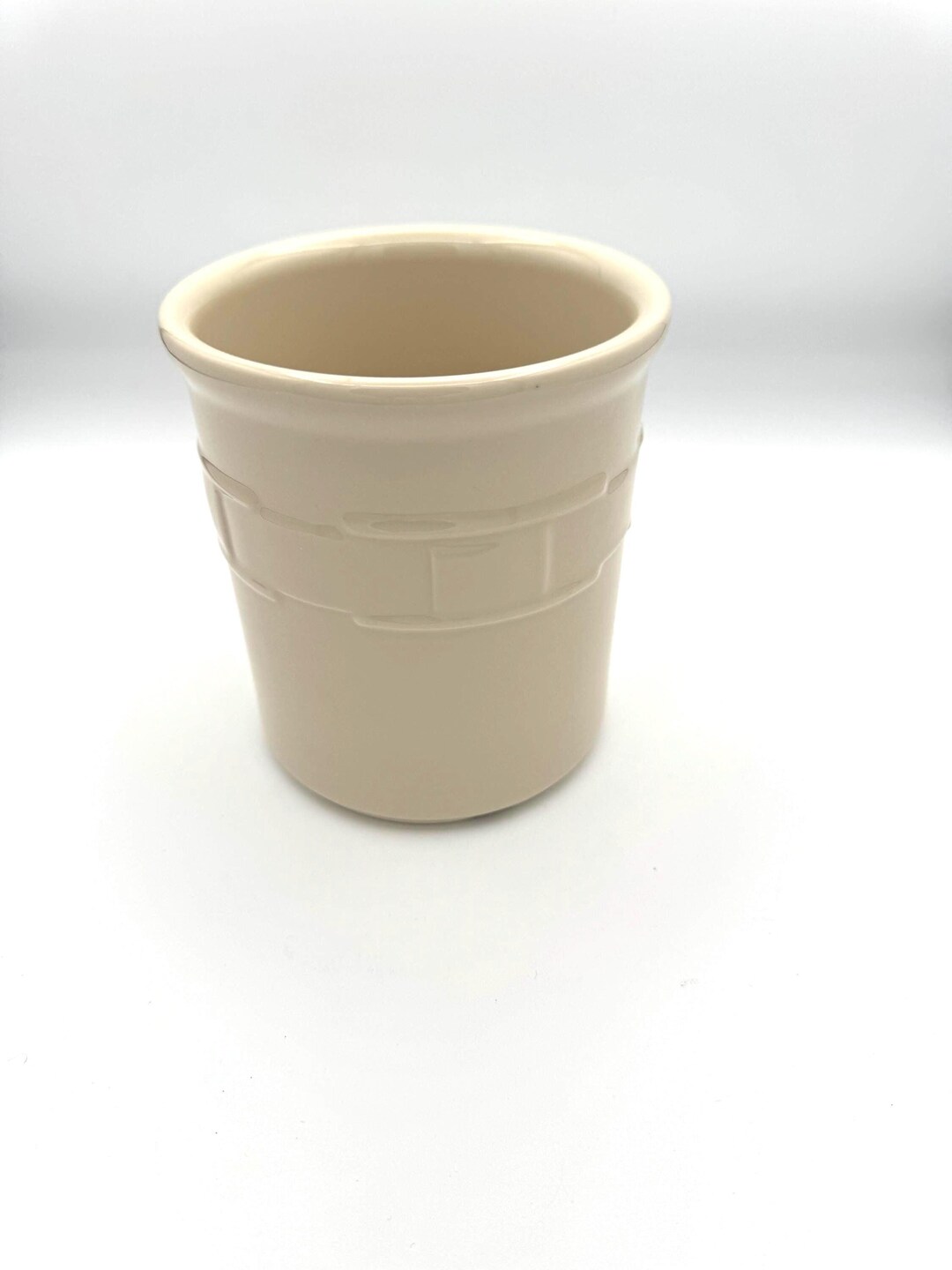 Longaberger Quart Crock in Ivory Color Vintage 1990's - Etsy
