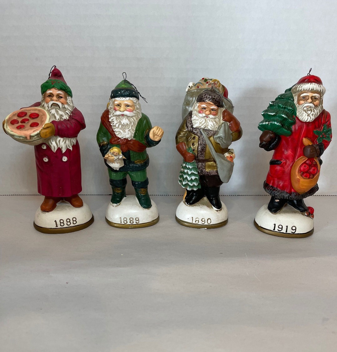 4 Memories of Santa 1888, 1889, 1890, 1919 Christmas Reproductions Inc ...