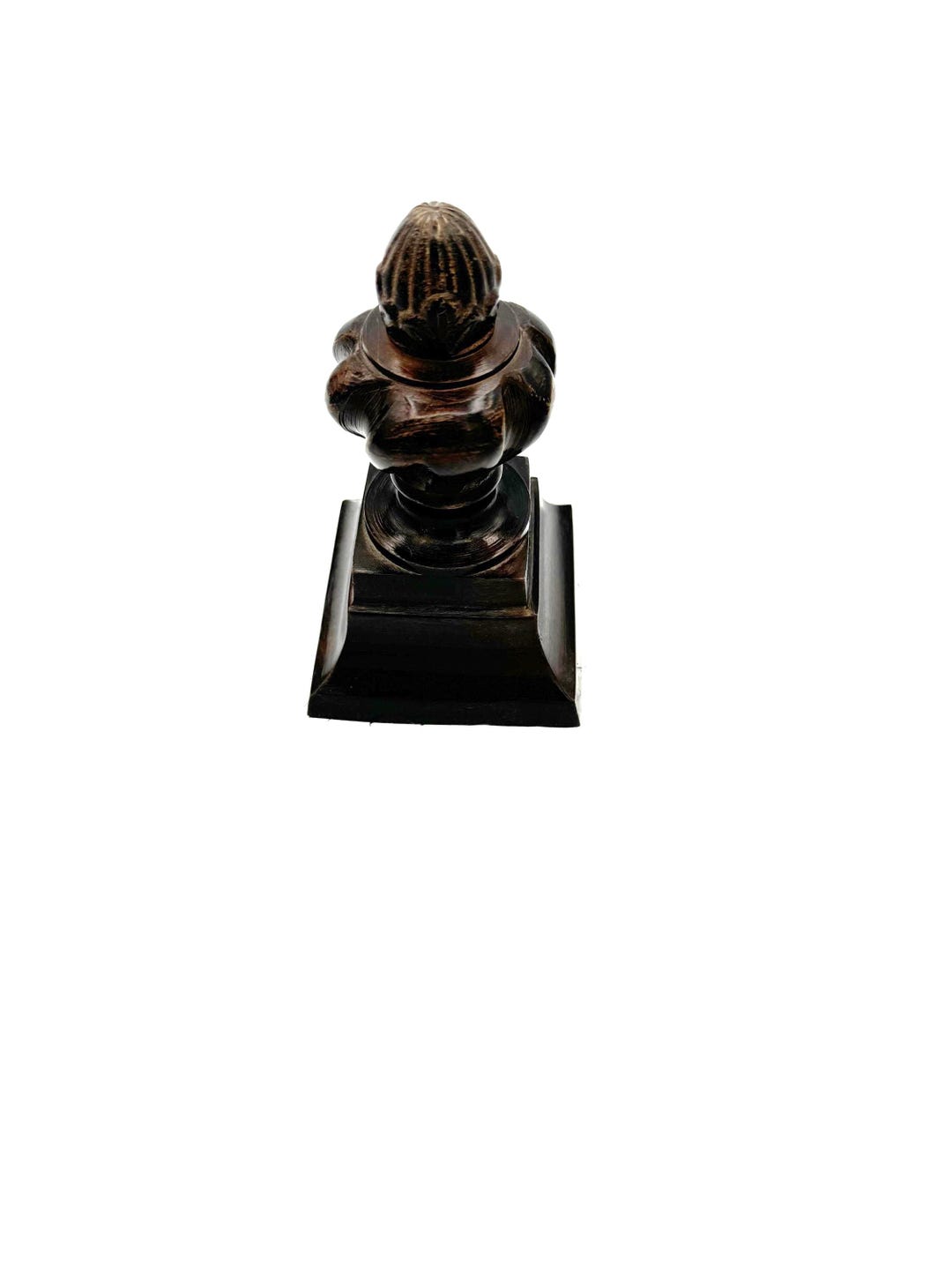Vintage Dark Bronze Metal Finial | Heavy Desk Accent Paperweight ...