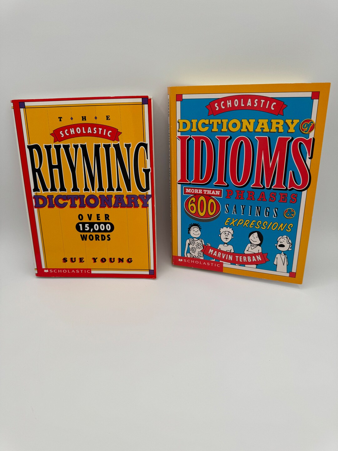 Rhyming Dictionary & Idioms 600 Phrases 2 Books - Etsy