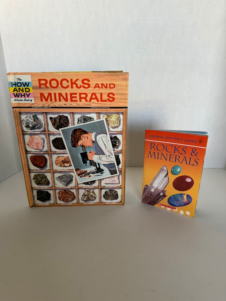 The How and Why Wonder Book of Rocks and Minerals ©1969 Plus - Etsy