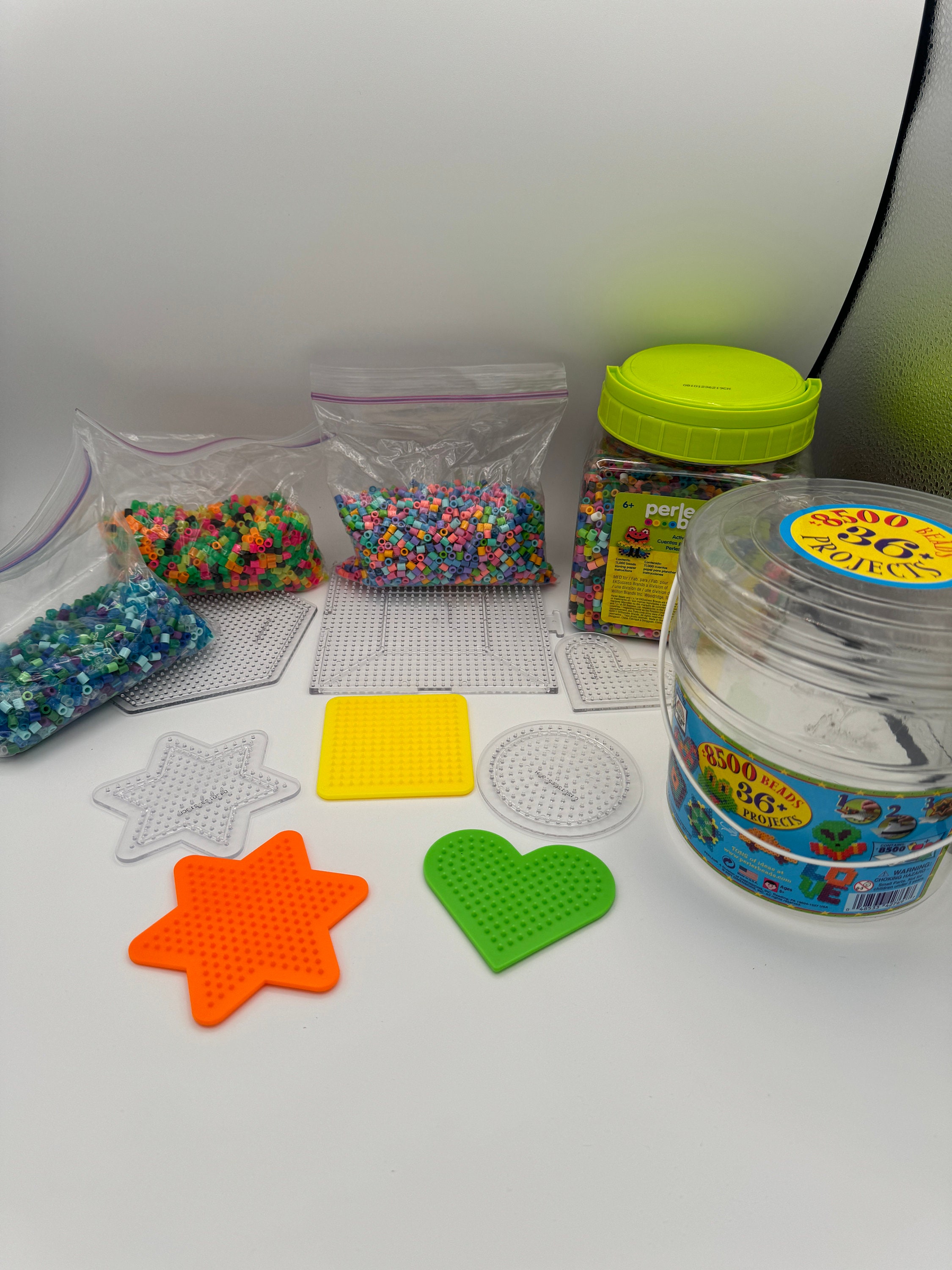 Perler Bead Set With Boards Fuse Set - Etsy
