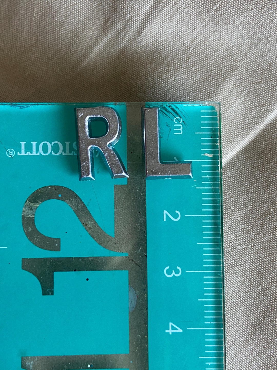 Set of 10 Lead Letters (1/2") - Choice of L or R. X-ray Homemade X Ray ...