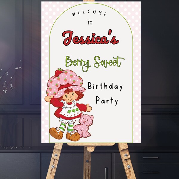 Berry Sweet Baby Shower Sign - Etsy