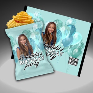 Personalized Chip Bags, Custom Chip Bag Party Favor, Chip Bag Labels ...