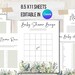 Greenery Baby Shower Games, Sage Green Baby Shower Games, Editable ...