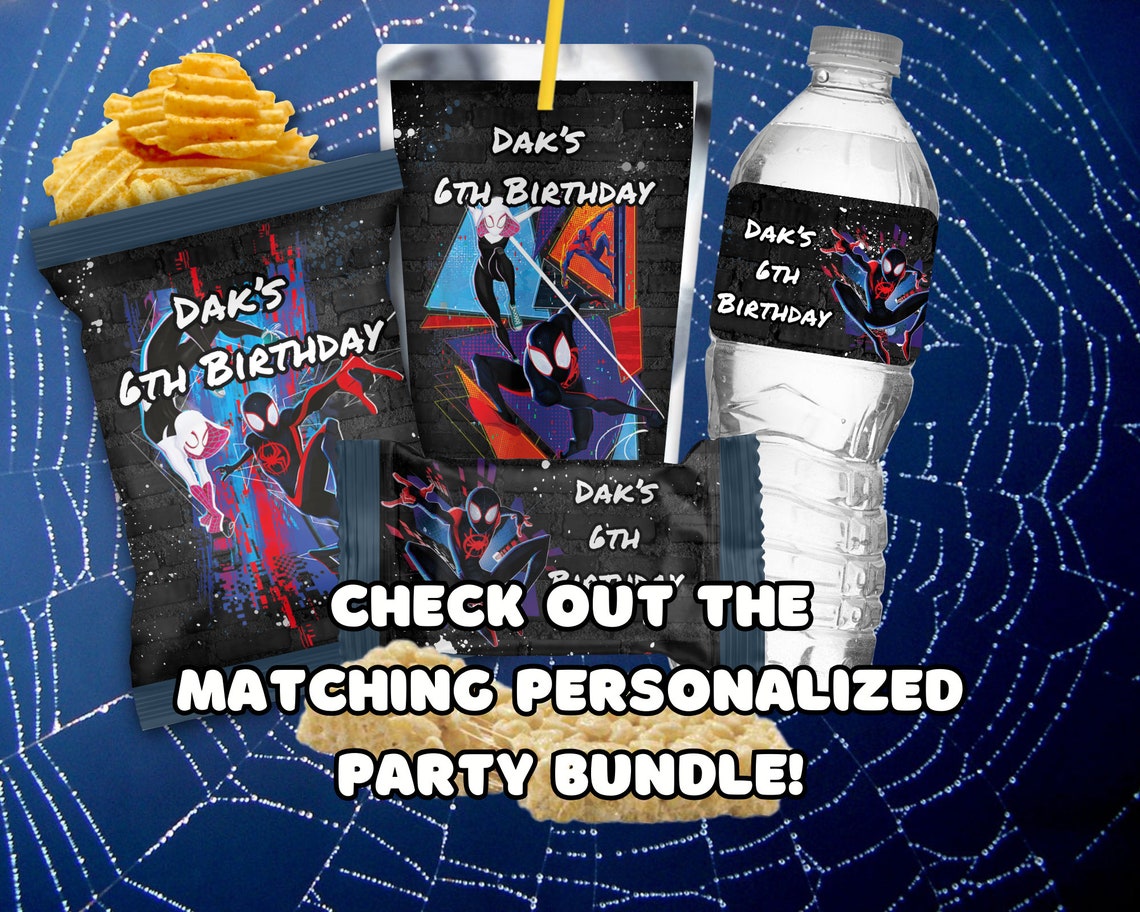 Spiderman Birthday Invite, Spider-man Invitation, Digital Template ...