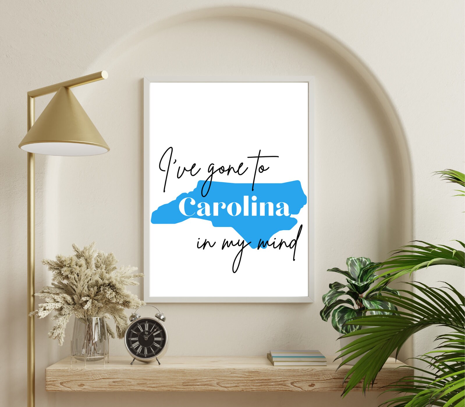 Carolina in My Mind Digital Print, Inspirational Poster, Quotes Art ...